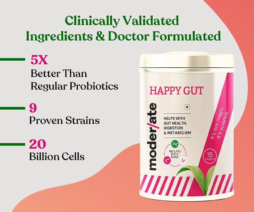 Happy Gut – Best Probiotic for Healthy Gut – Formen Health