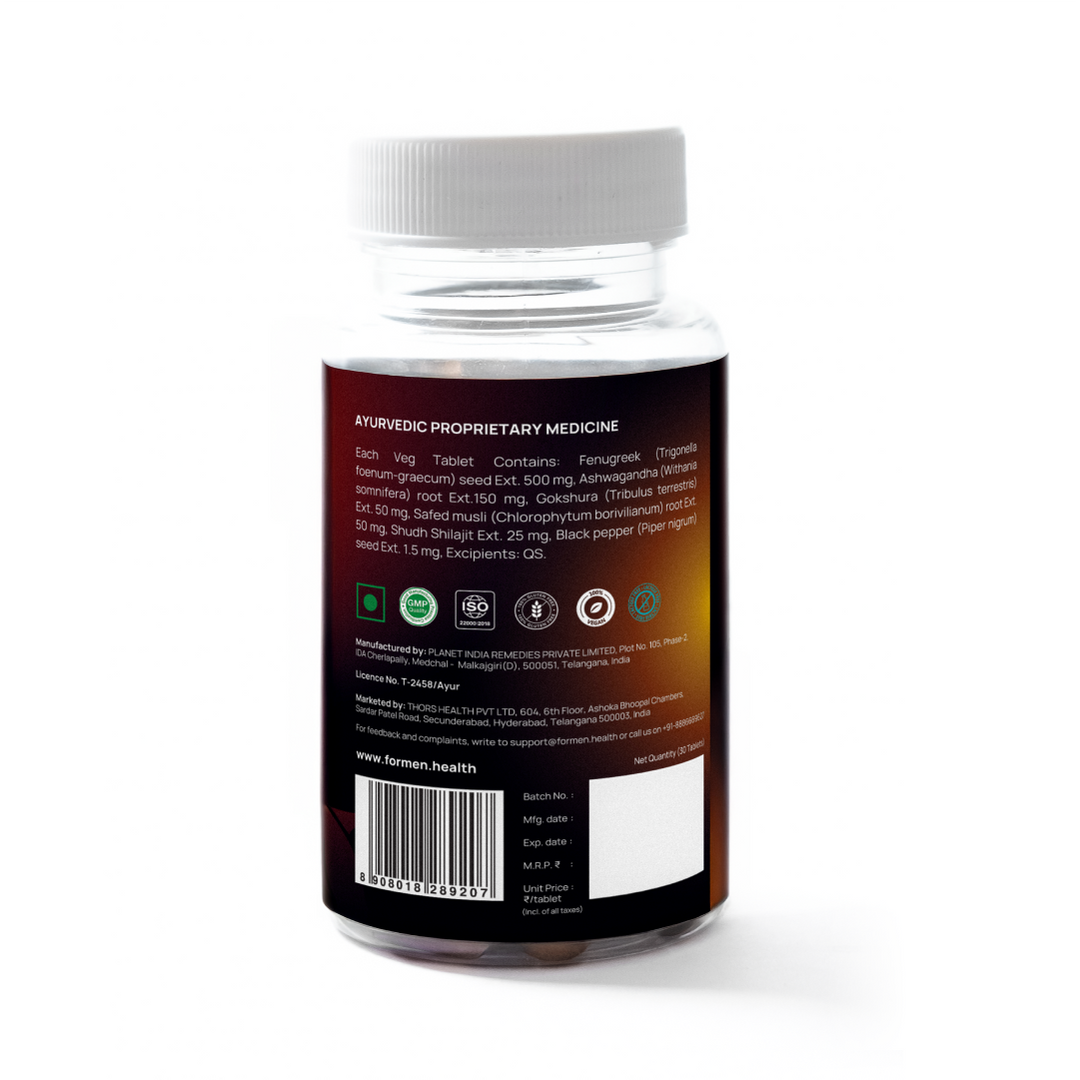 Testo Power – Classic Ayurvedic tablets for Strength, Drive, Energy ...