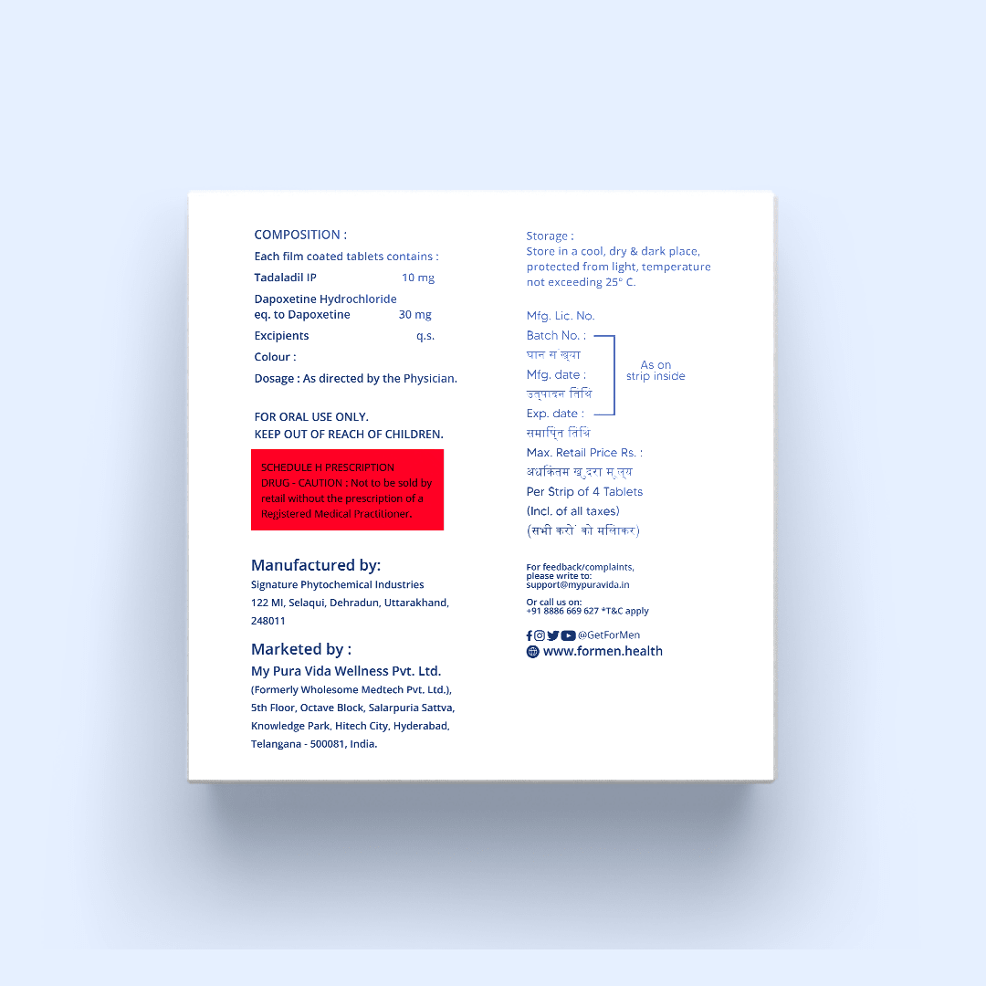 ForMen Honeymoon Kit | PleasureMaxi Tablet, JoyMax Intimate Lube ...